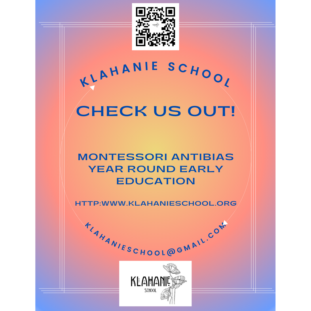 Opening in Our Current 2024-25 Year Round Multi-age Class! – Klahanie ...